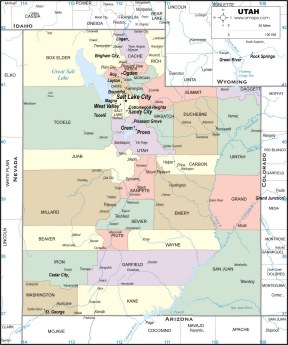 Zip Code Map Utah County - Oconto County Plat Map